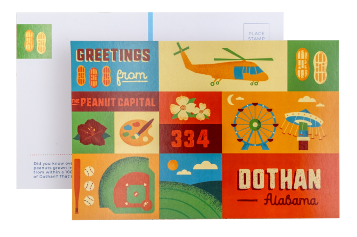 Greeting From The Peanut Capital Postcard - Visit Dothan : Visit Dothan