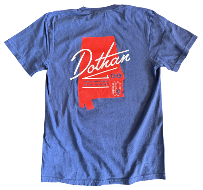 Red, White, & Blue Dothan Short Sleeve Tee - Visit Dothan : Visit Dothan
